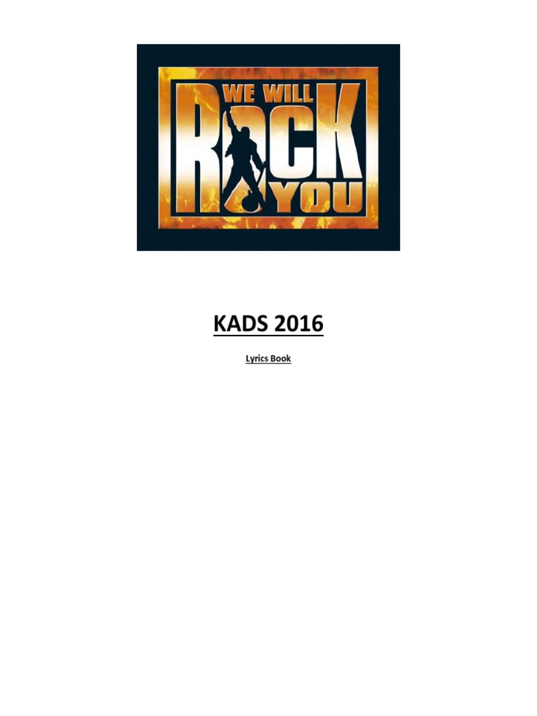 WWRY Lyrics | PDF | Leisure | Entertainment (General)