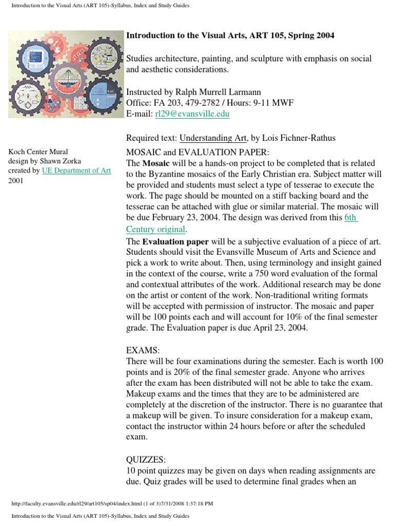 Visual Art History | PDF | Symmetry | Color