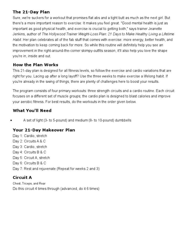 The 21 | PDF | Aerobic Exercise | Musculoskeletal System
