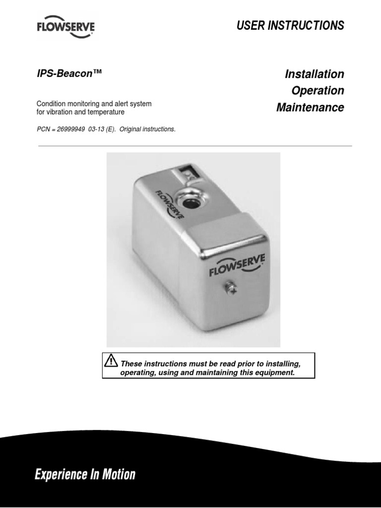 User Instructions: IPS-Beacon ™ | PDF | Safety | Dangerous Goods