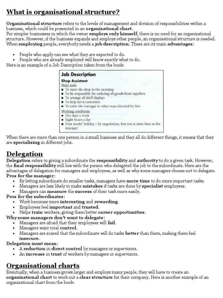 What Is Organisational Structure? | PDF | Employment | Cognitive Science