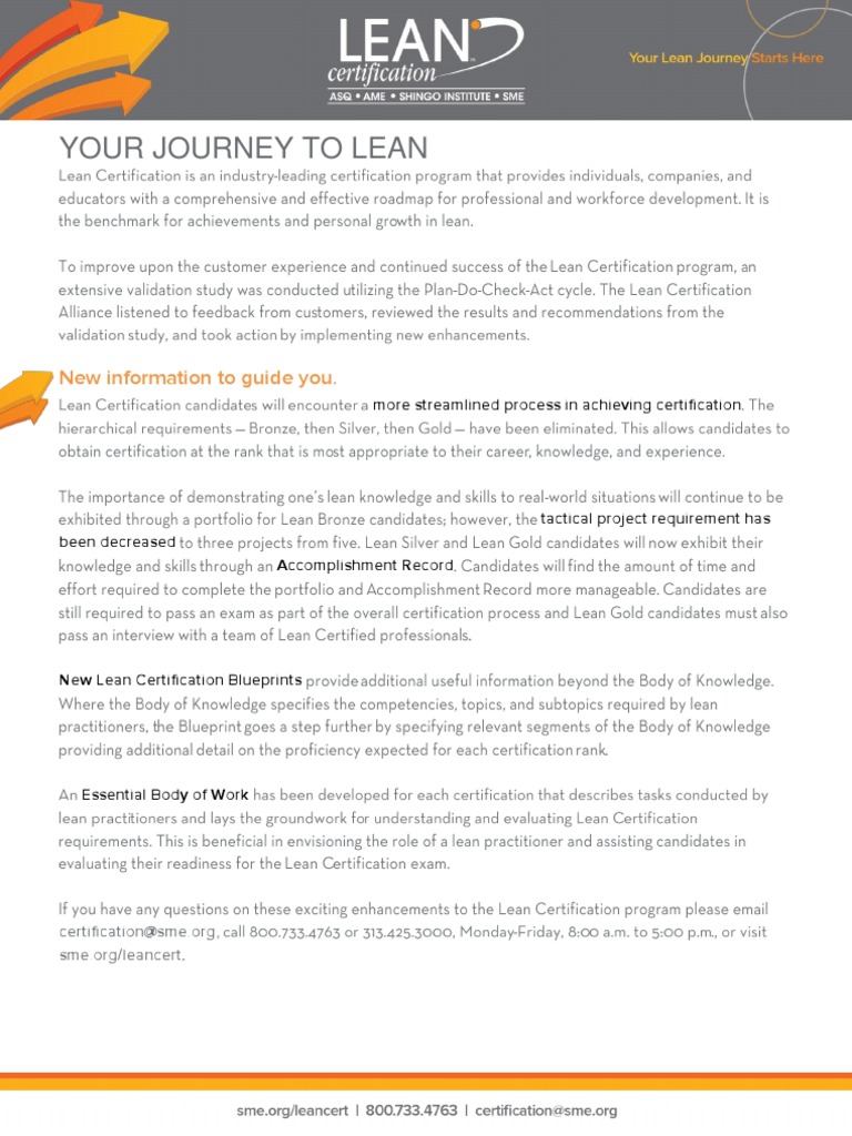 All About Lean Certification | PDF | Learning | Business