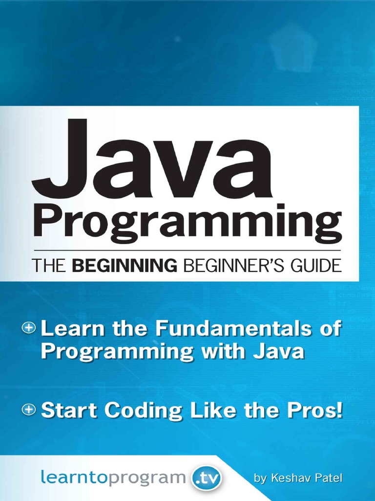 Java Programming The Beginning Beginners Guide Pdf Pdf Data Type Variable Computer Science