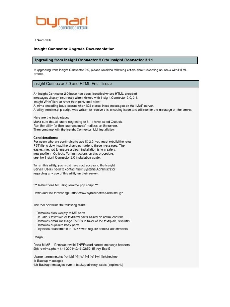 Insight Connector Upgrade Documentation Upgrading From Insight ...