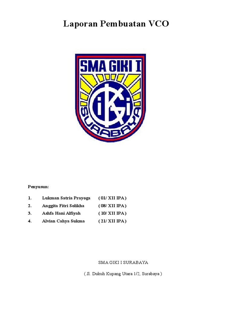 Laporan VCO | PDF