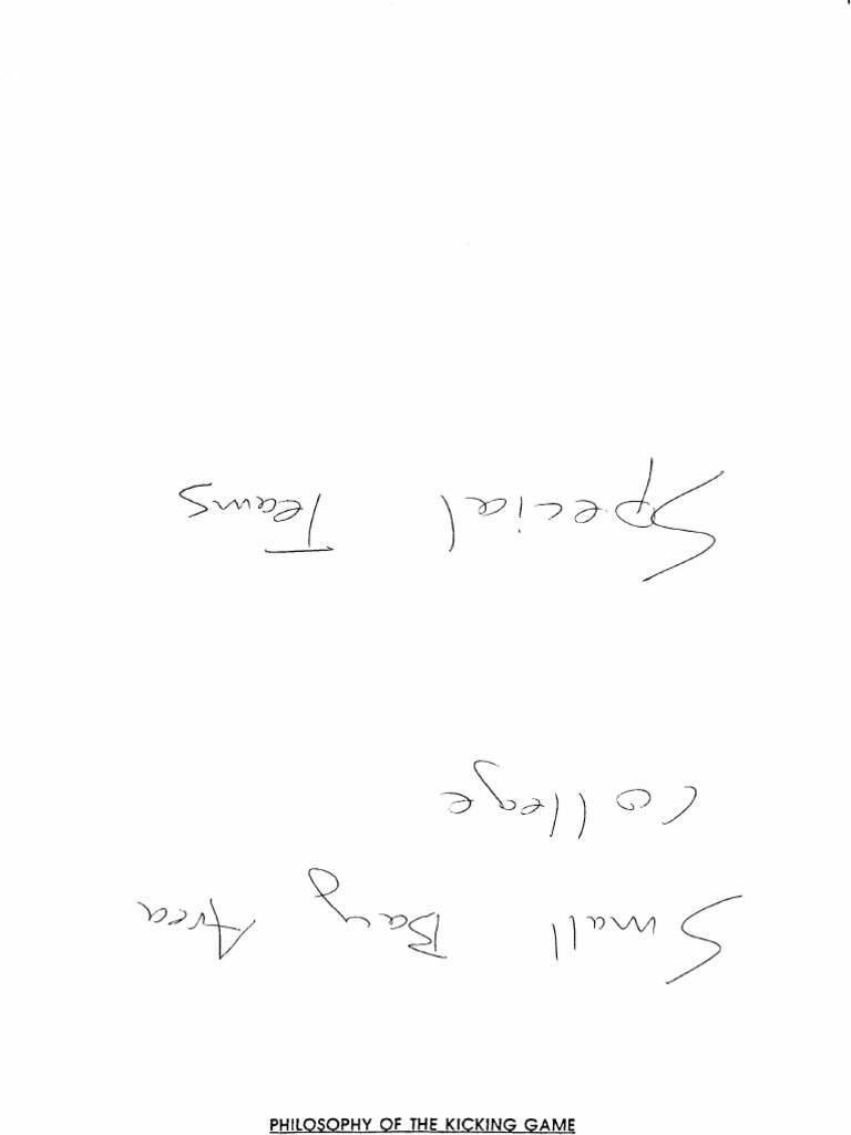 Special Teams Playbook | PDF | Rules | Leisure