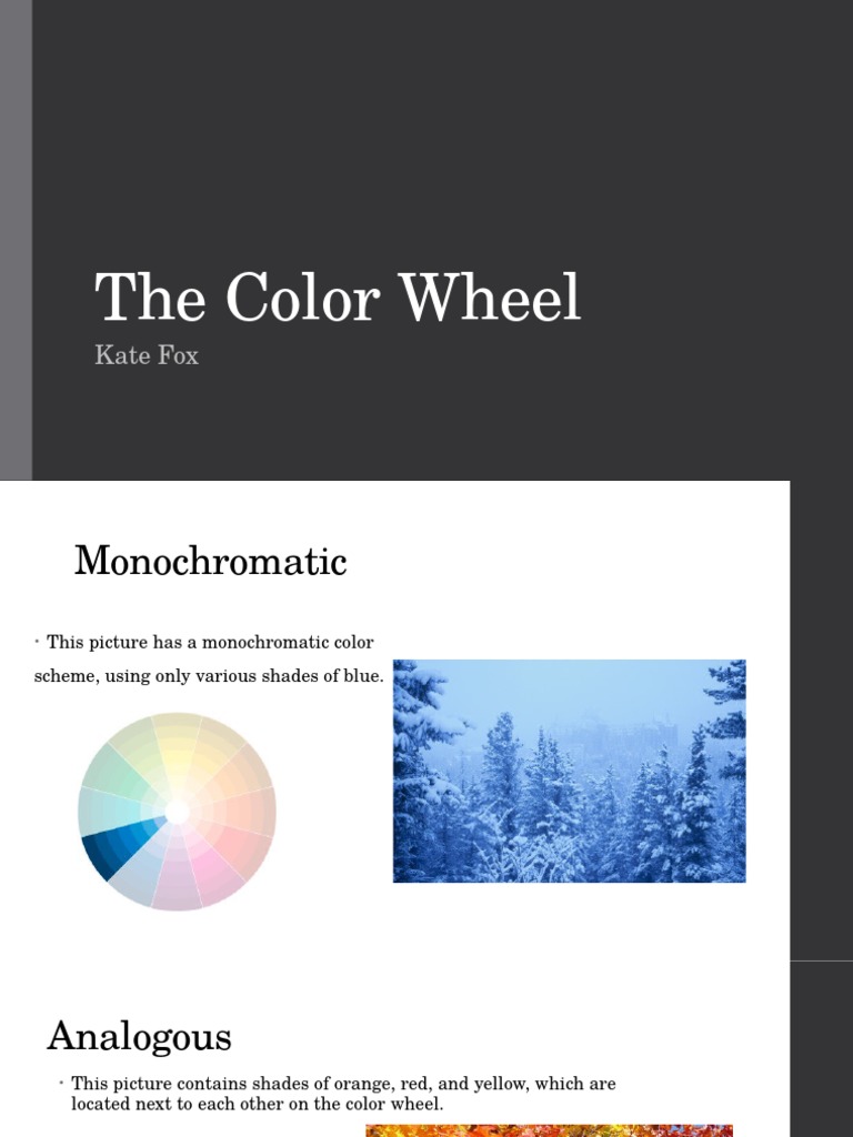 Understanding Color Schemes and Types | PDF