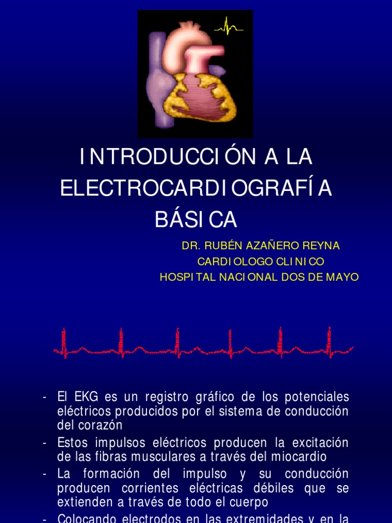 EKG Basico | PDF | Electrocardiografia | Arritmia cardiaca