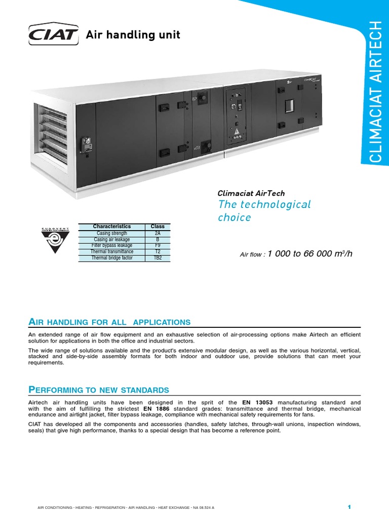 Airtech-Brosura Tehnica | PDF | Hvac | Mechanical Fan