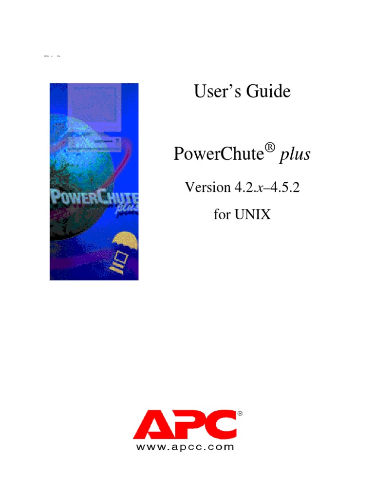 APC PowerChute® Plus Manual For Unix | PDF | Electrical Engineering ...