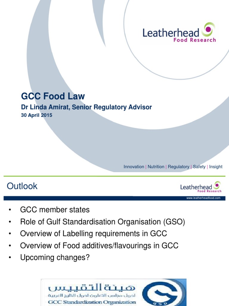 GCC Food Law | PDF | Nutrition Facts Label | Nutrition