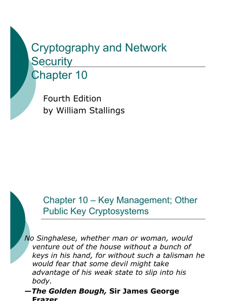 Fourth Edition by William Stallings | PDF | Public Key Cryptography ...