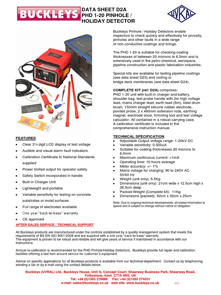 Pinhole Holiday Detector | PDF | Battery Charger | Mains Electricity