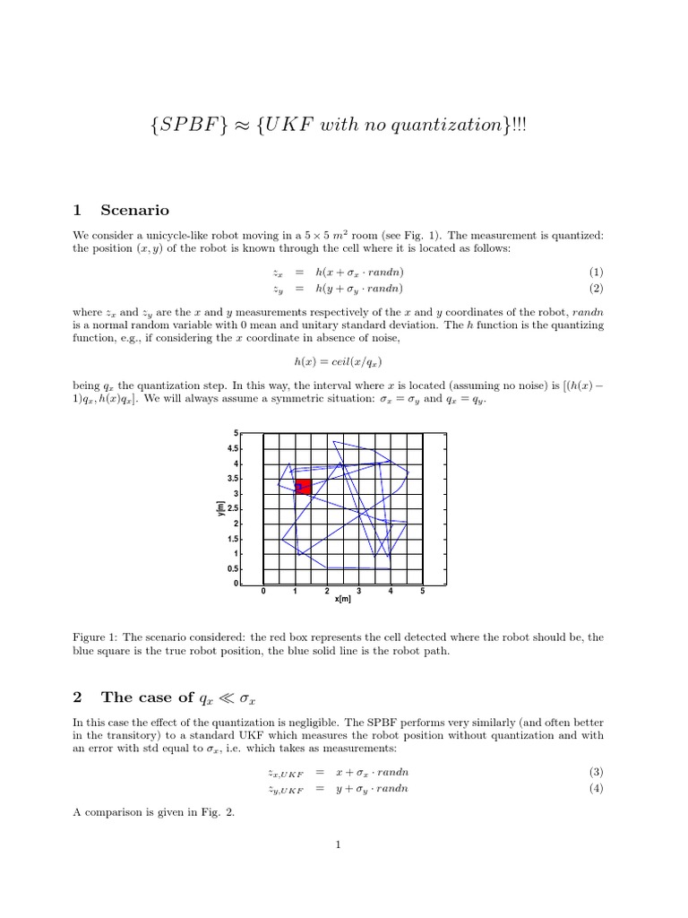 (SP BF) (UKF With No Quantization) !!!: 1 Scenario | PDF | Errors And Residuals | Probability Theory