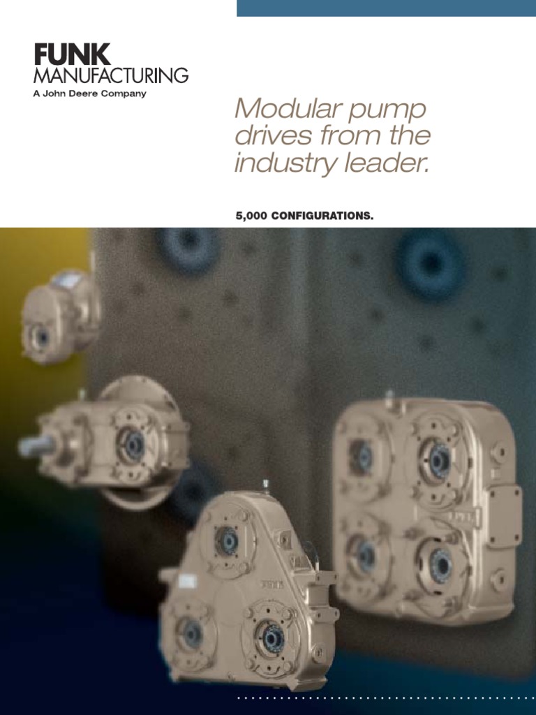 Funk Modular Pump Drive Brochure | PDF | Pump | Machines