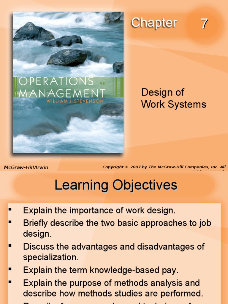 Operations Management Stevenson Chapter07 | PDF