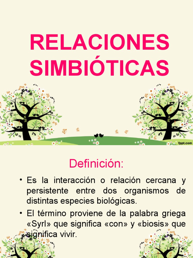 Relaciones Simbioticas | PDF