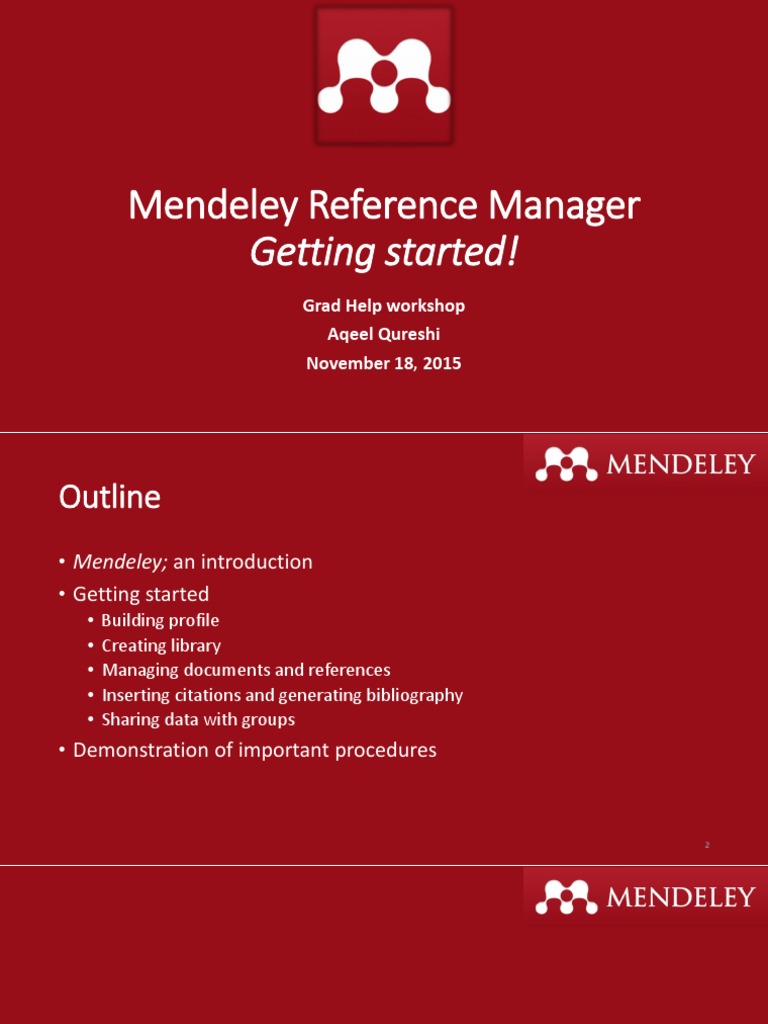 Mendeley - Basics | Download Free PDF | Citation | Portable Document Format