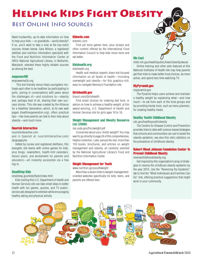 Helping Kids Fight Obesity | PDF | Obesity | Childhood Obesity