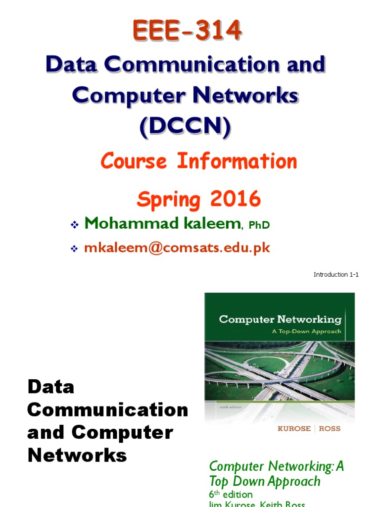 DCCN First Chapter - 1 - V6.1 | PDF | Internet Protocol Suite | Computer Network