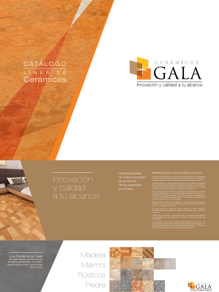 Catalogo GALA | PDF | Cerámica | Innovación