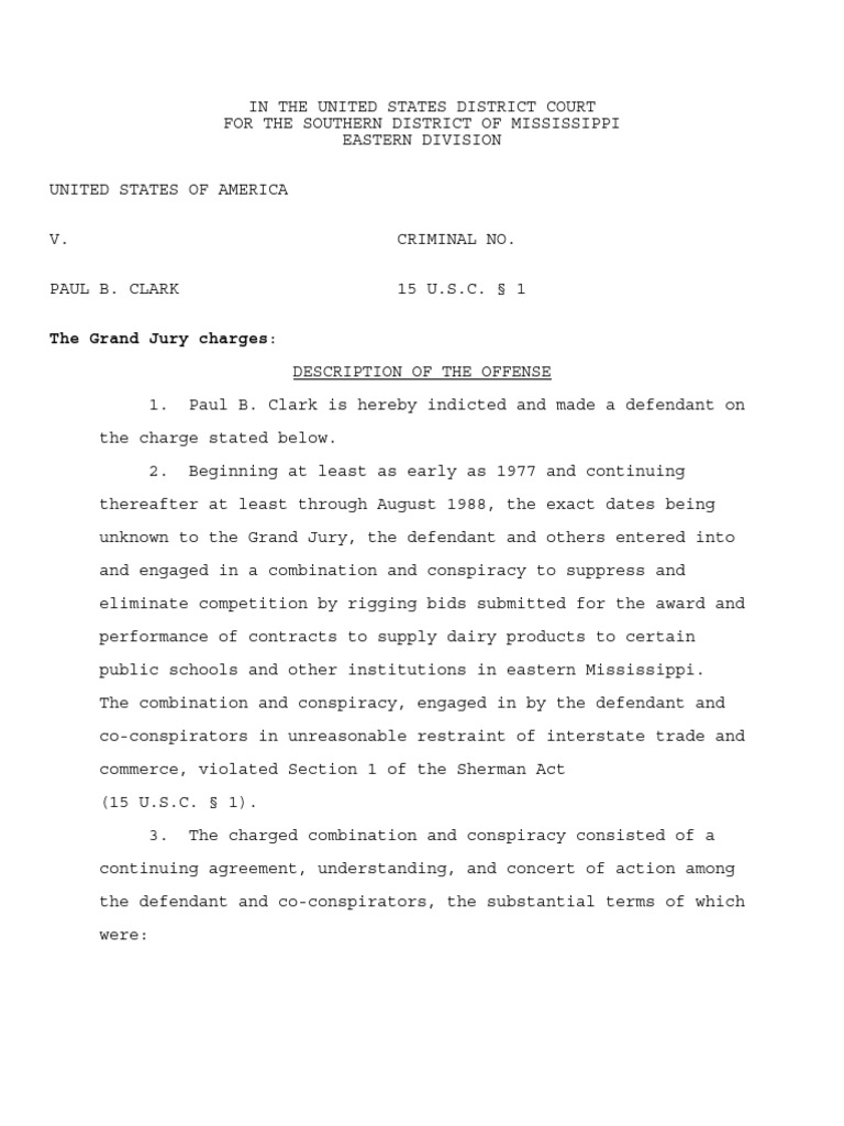 The Grand Jury Charges | PDF | Conspiracy (Criminal) | Justice