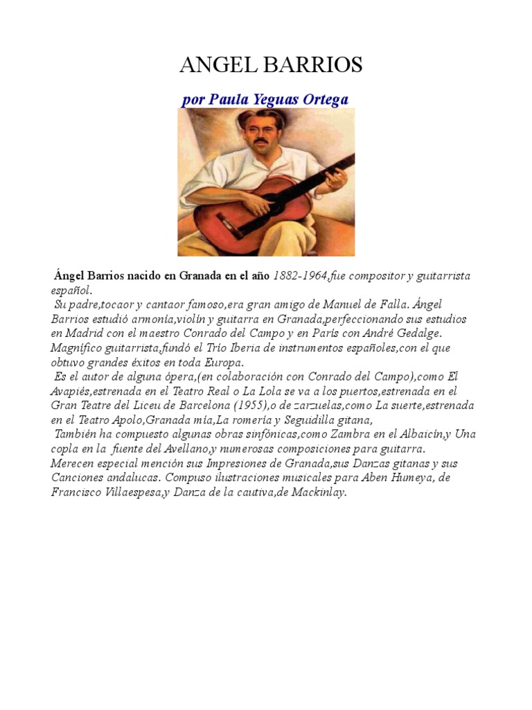 Angel Barrios | PDF