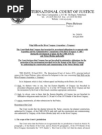Pulp Mills Case: ICJ Judgment Summary | PDF | Environmental Impact ...