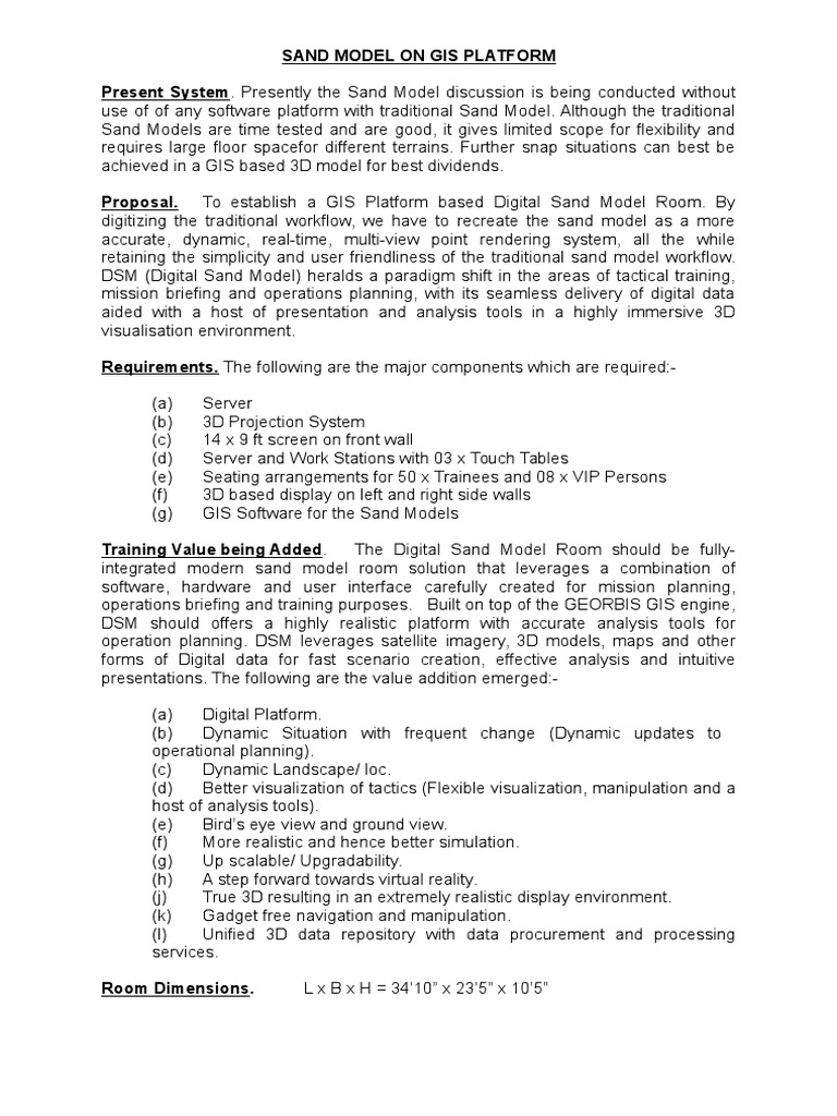 Digital Sand Model Room Proposal | PDF | Stereoscopy | 3 D Modeling