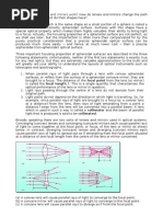 Biconvex and Biconcave Lens Overview | PDF