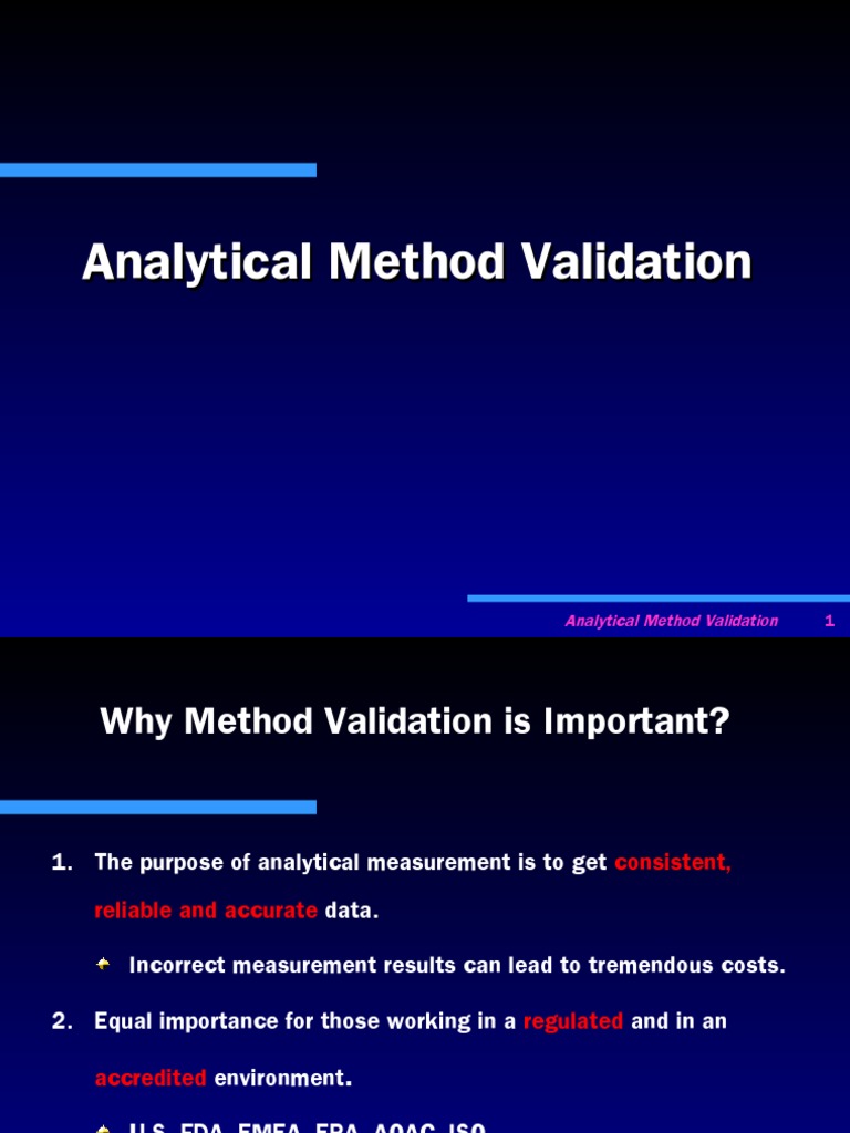 Analytical Method Validation | PDF | Verification And Validation | Assay