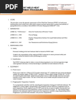 PWHT Procedure for Weld Joints | PDF | Thermocouple | Welding
