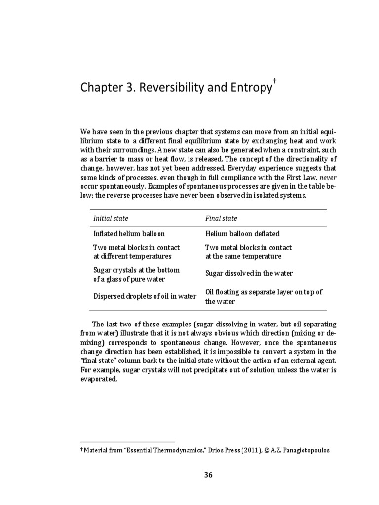 3-Reversibility and Entropy | PDF | Entropy | Heat