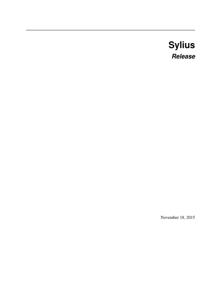 Sylius | PDF | Php | Command Line Interface