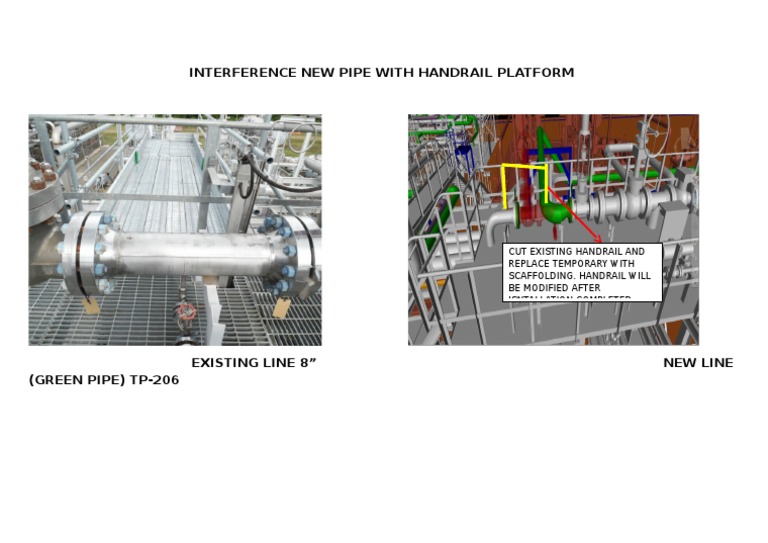 Interperence New Pipe With Handrail Platform | PDF