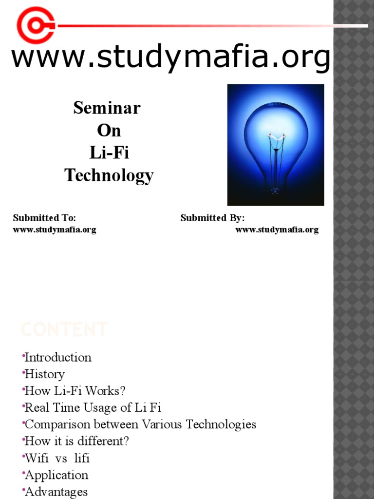 Li Fi Technology | PDF | Wi Fi | Telecommunications
