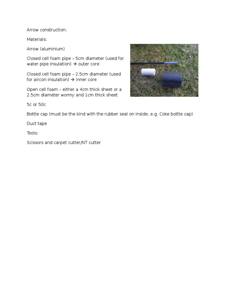 LARP Arrow Construction With Images | PDF | Duct (Flow) | Building ...