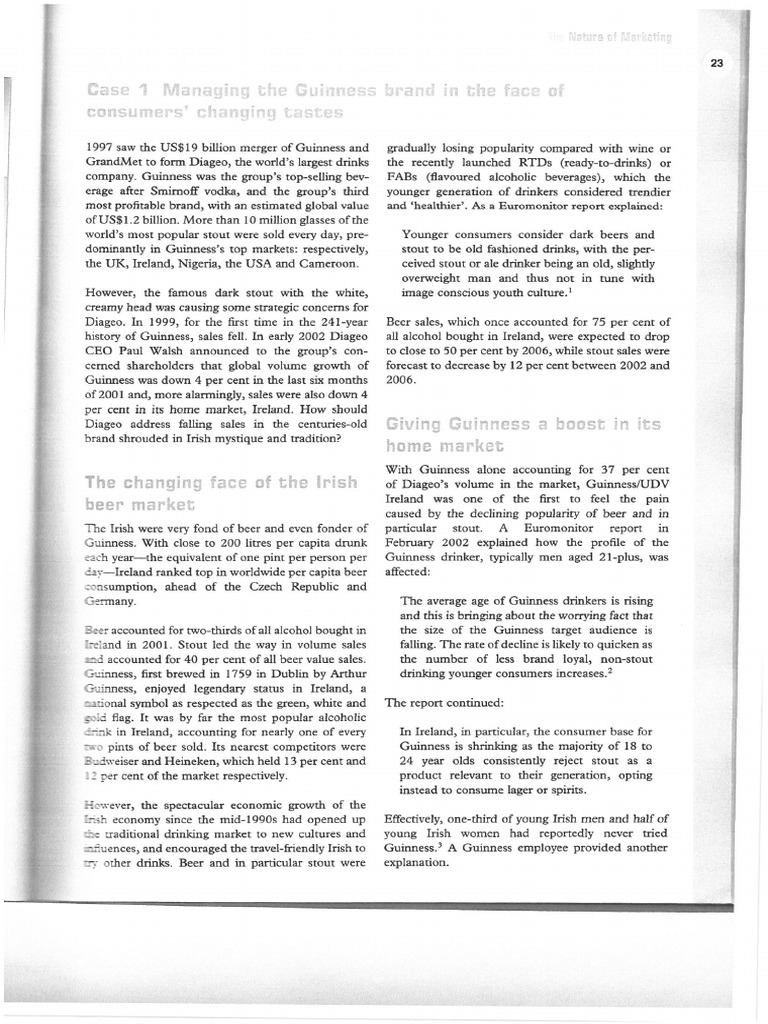 Guinness Case | PDF