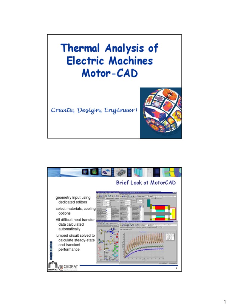 Thermal Analysis and Design Optimization of Electric Machines Using ...