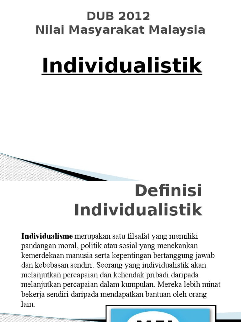 Individualistik | PDF