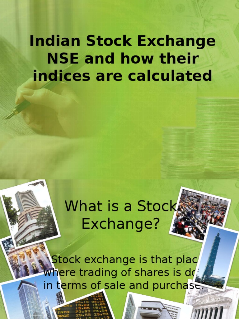 Indian Stock Exchange NSE and How Their Indices Are Calculated | PDF ...