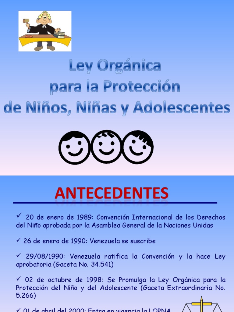 Presentacion LOPNA Venezuela.. | Castigos | Adopción