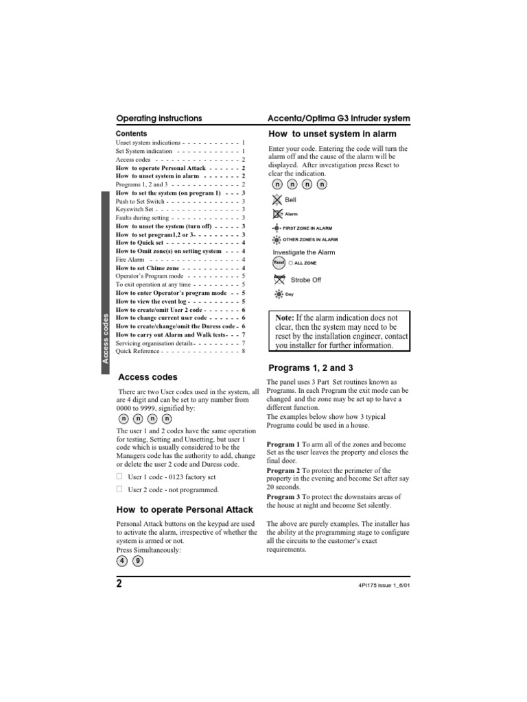 Security System User Guide | PDF | Electrical Engineering | Computing