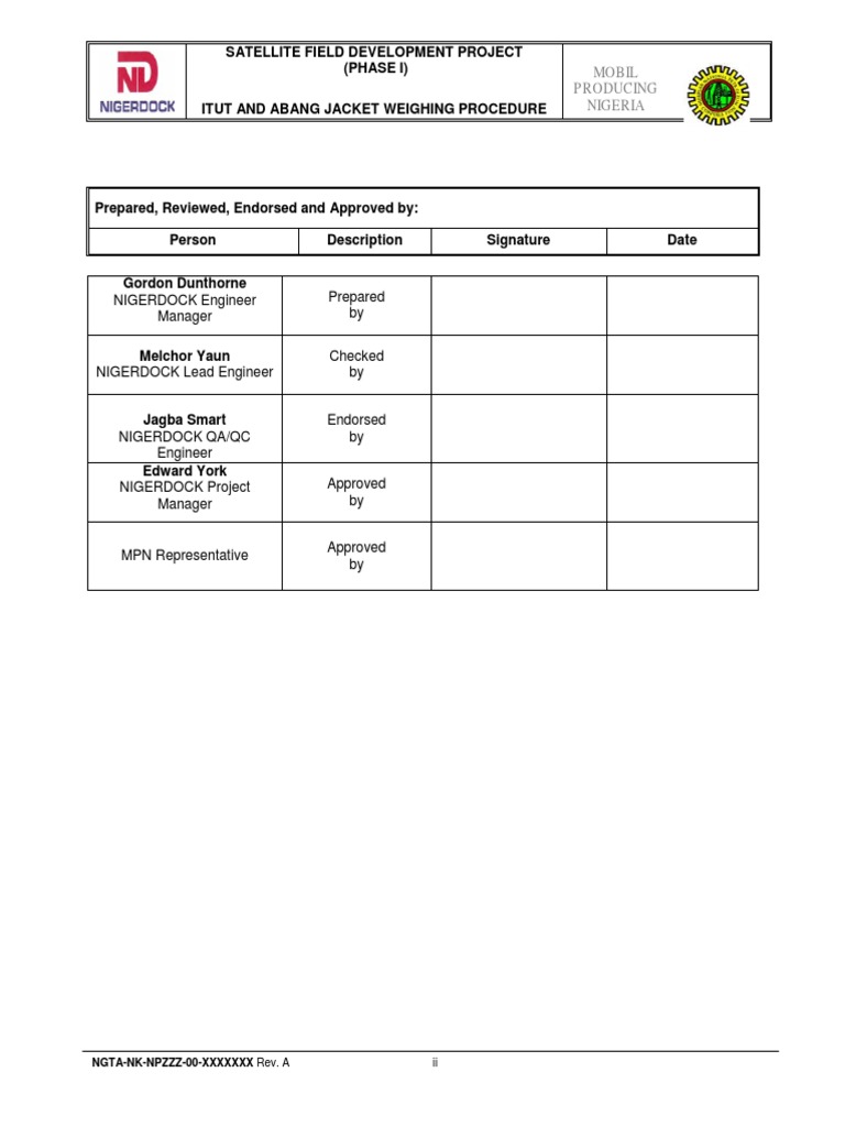 Jacket Weighing Procedure | PDF | Occupational Safety And Health | Wellness