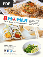 Nuri Sushi Menu Cape Town | PDF | Sushi | Japanese Cuisine