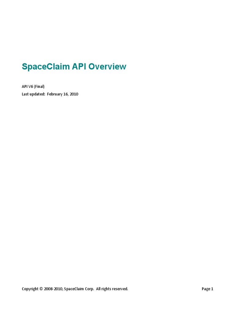 API Overview | PDF | C Sharp (Programming Language) | Application Programming Interface