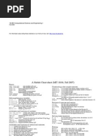 MATLAB Fundamentals - Cheat Sheet - Tools Course ETH Z Urich | PDF ...