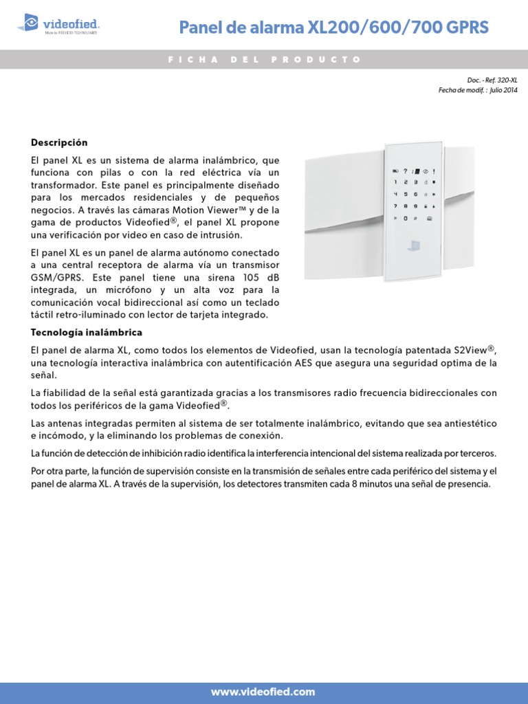 SP - Panel - XL - Data | PDF | Radiodifusión | Inalámbrico