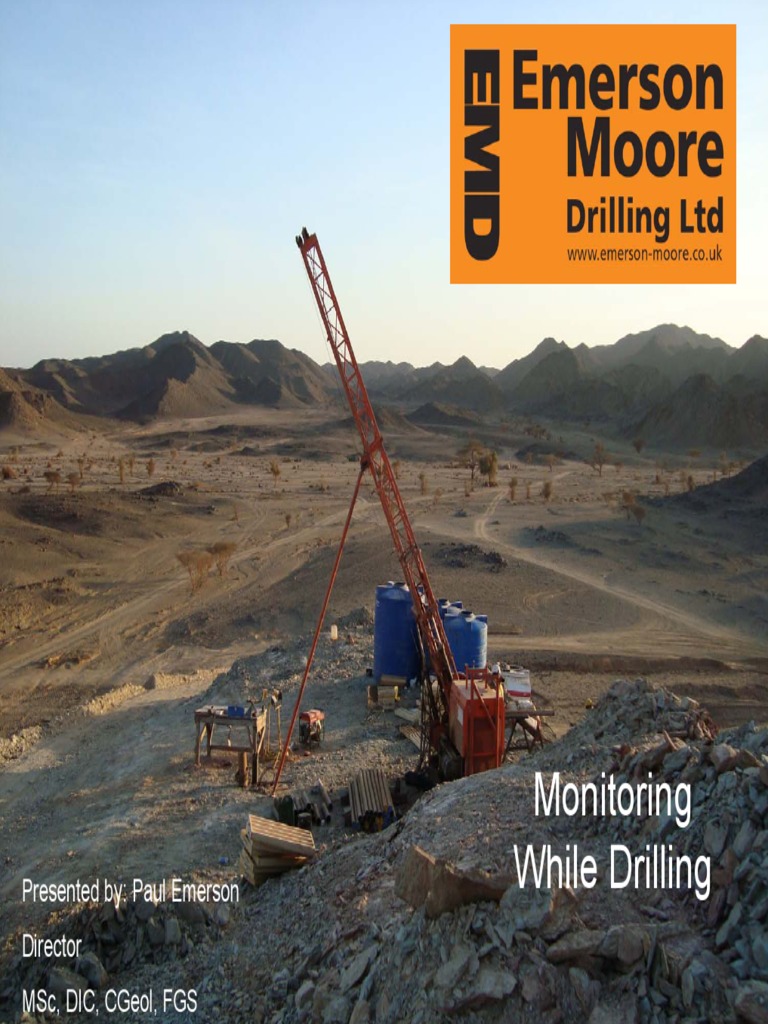 Drill Monitoring | PDF | Drilling Rig | Geotechnical Engineering
