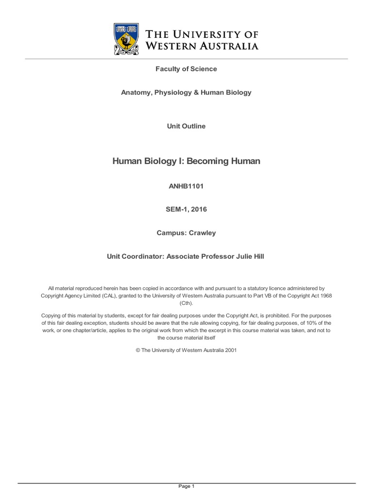 Anhb1101 2016 Sem-1 | PDF | Educational Assessment | Test (Assessment)